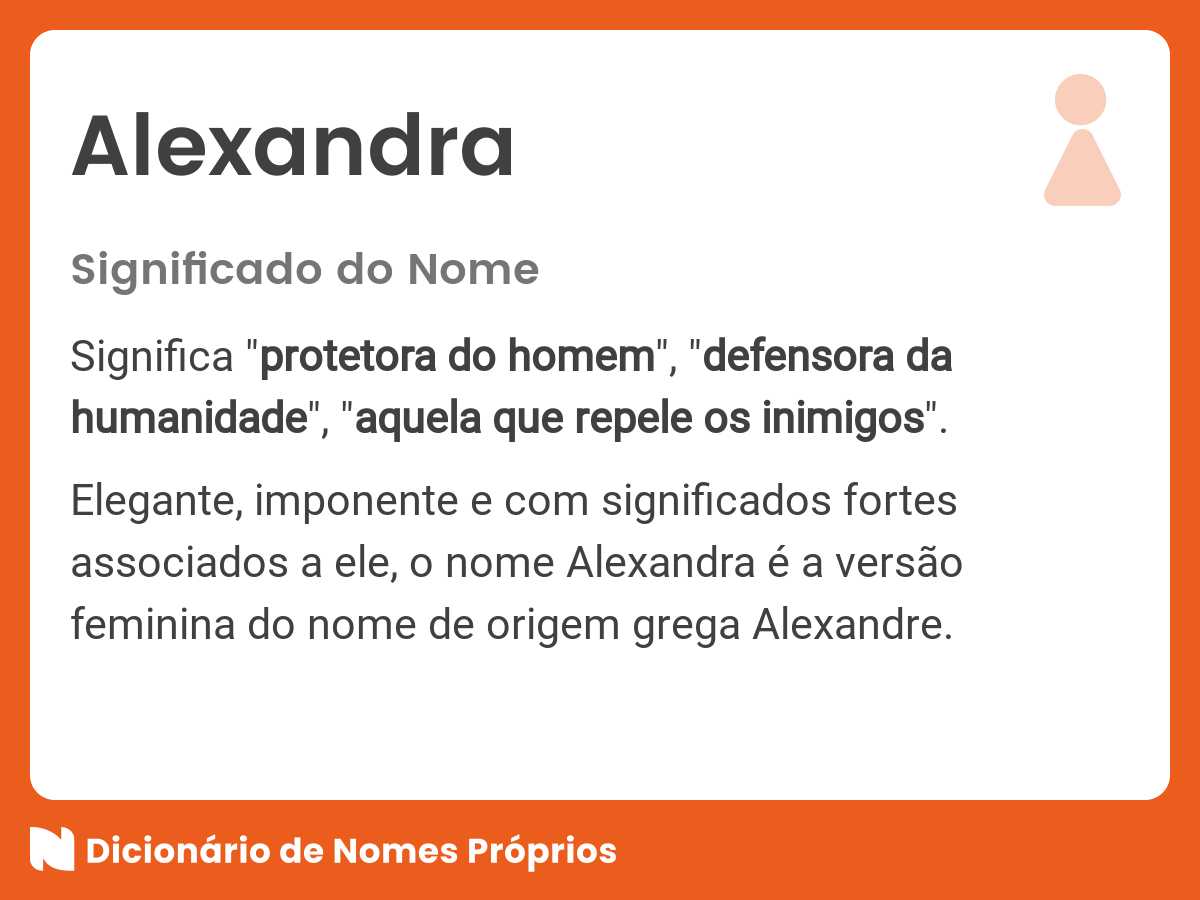 Significado do nome Alexandra