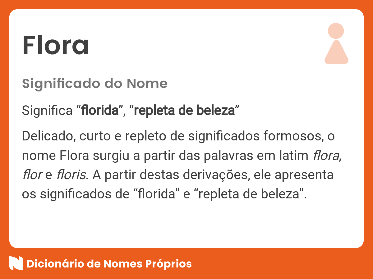 Significado do nome Flora