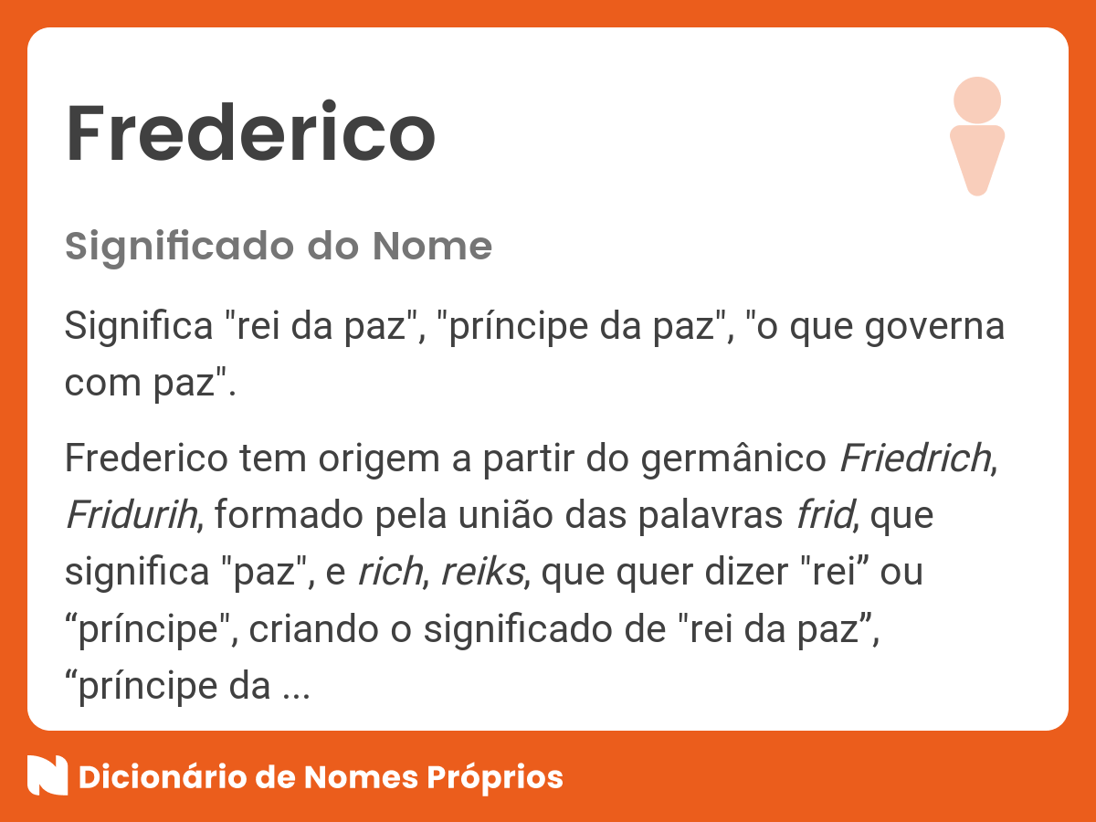 Significado do nome Frederico