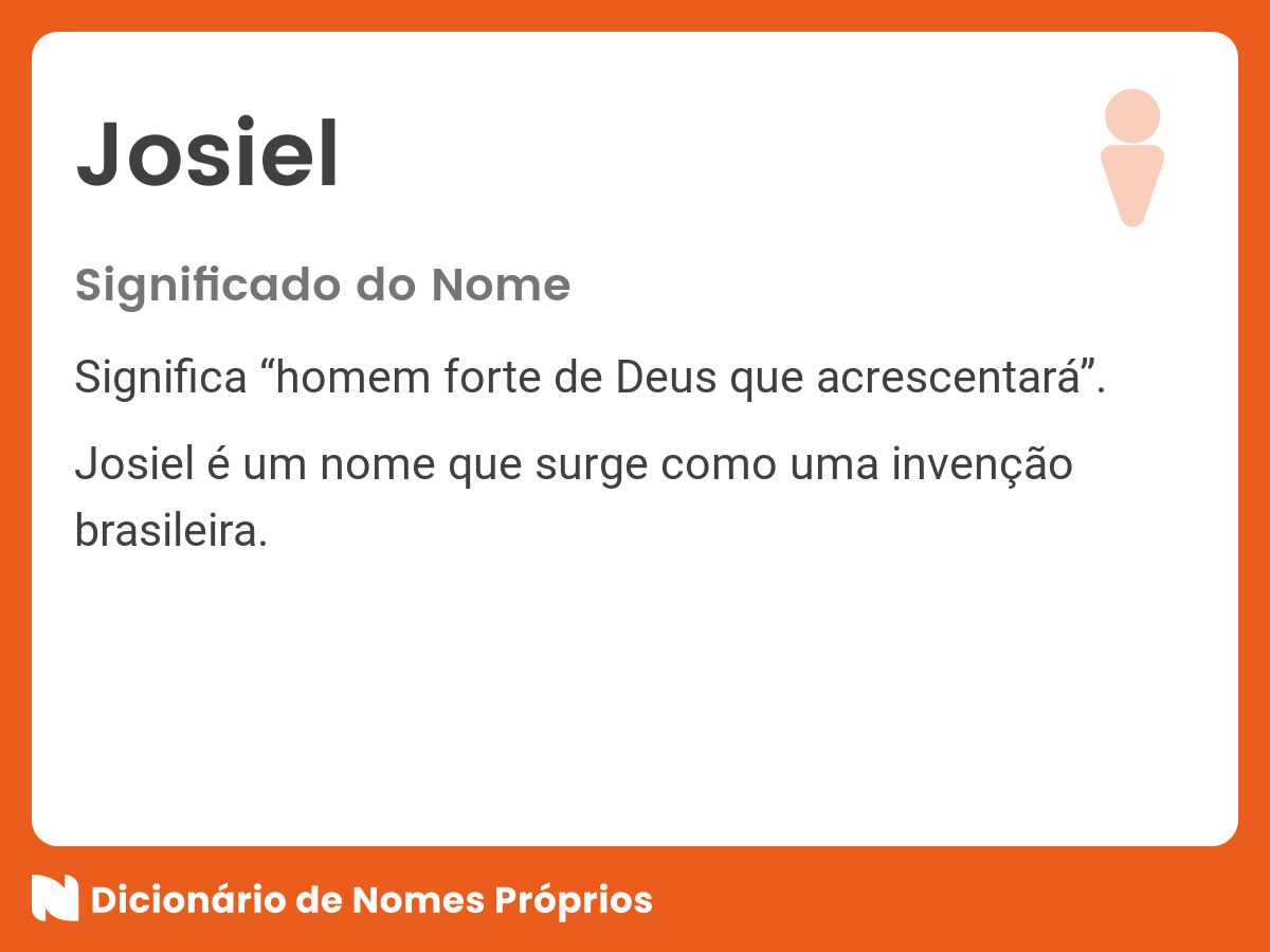 Significado do nome Josiel