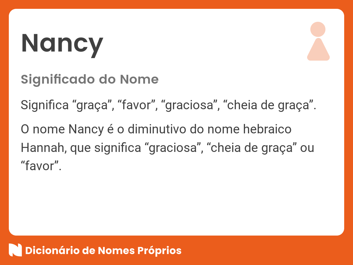 Significado do nome Nancy